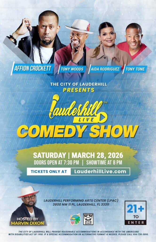 Lauderhill Live March Comedy Show - The Lauderhill CRA